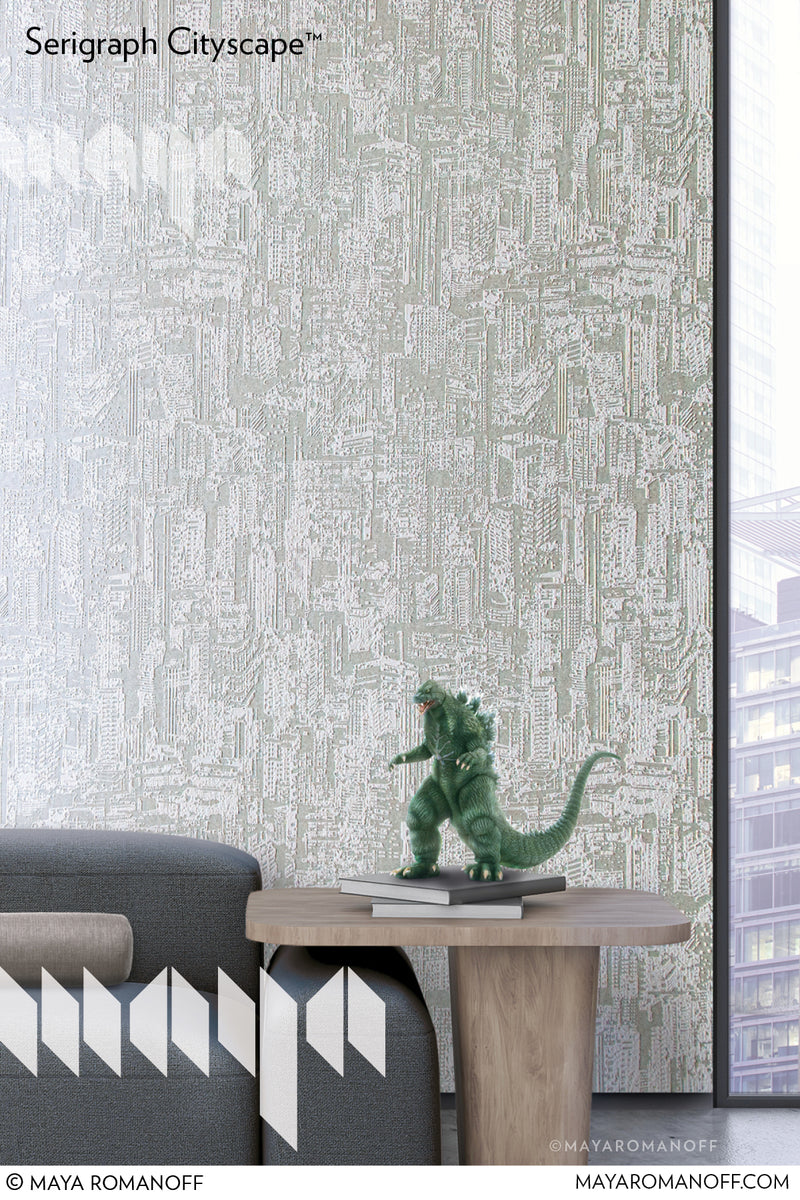 Serigraph CityScape Wallpaper – Wallcrown Design Center Inc.