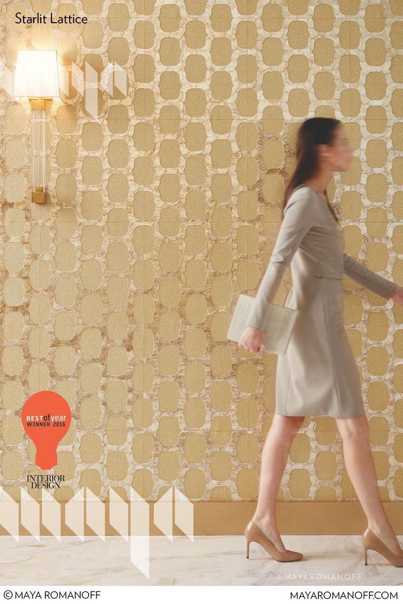 Starlit Lattice Wallpaper – Wallcrown Design Center Inc.